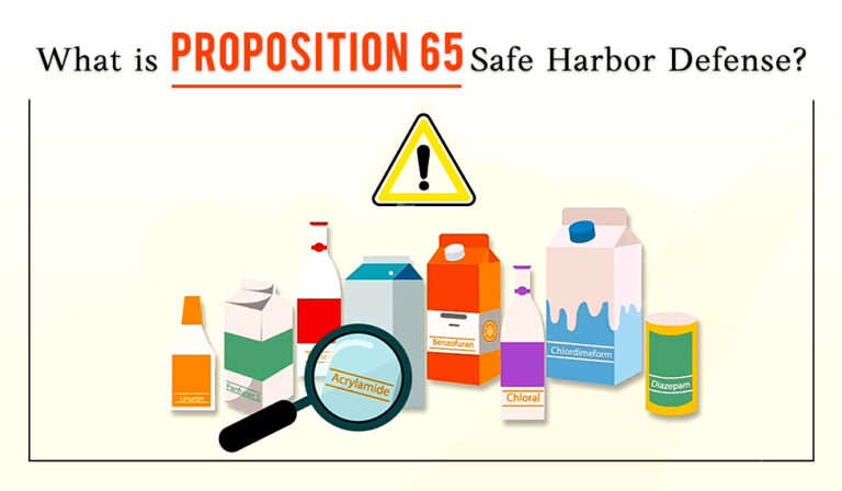 What Is Proposition 65 Safe Harbor Defense?