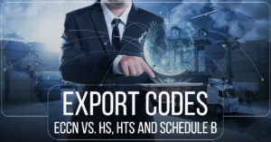 Export Codes: ECCN vs. HS, HTS and Schedule B